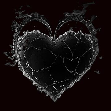 "Smokey Heart Shape in flames and lava Pattern design" Sticker for Sale ...