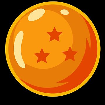"Three Star Dragon Ball" Sticker for Sale by InfinityTone | Redbubble