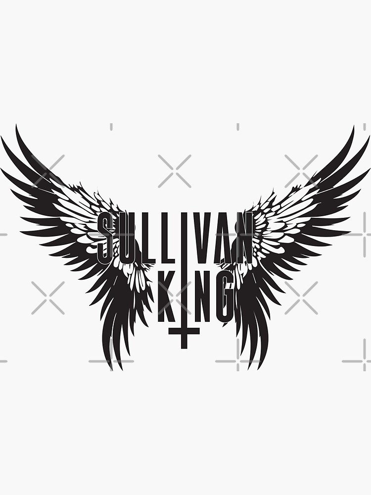 "Wing King of EDM Sullivan" Sticker for Sale by ConvergeInk | Redbubble