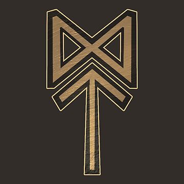 "Golden Rune" Sticker for Sale by Daroun | Redbubble