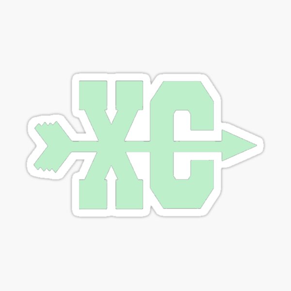 "xc" Sticker for Sale by clairekeanna | Redbubble