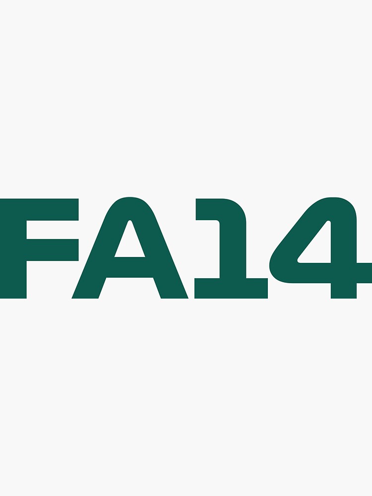 "FA14 Fernando Alonso" Sticker for Sale by RaceTrack Outlines | Redbubble