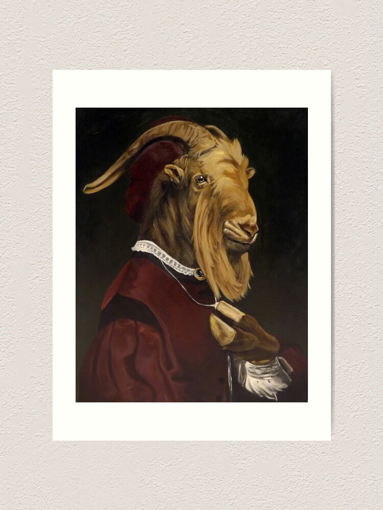 "Duchess Capra" Art Print for Sale by Nadiaking | Redbubble