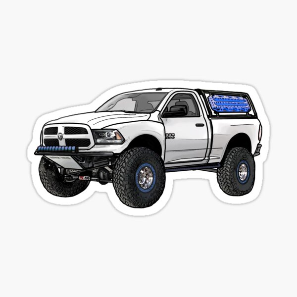 "Baja Crawler Truck 1500" Sticker for Sale by Arseman69 | Redbubble