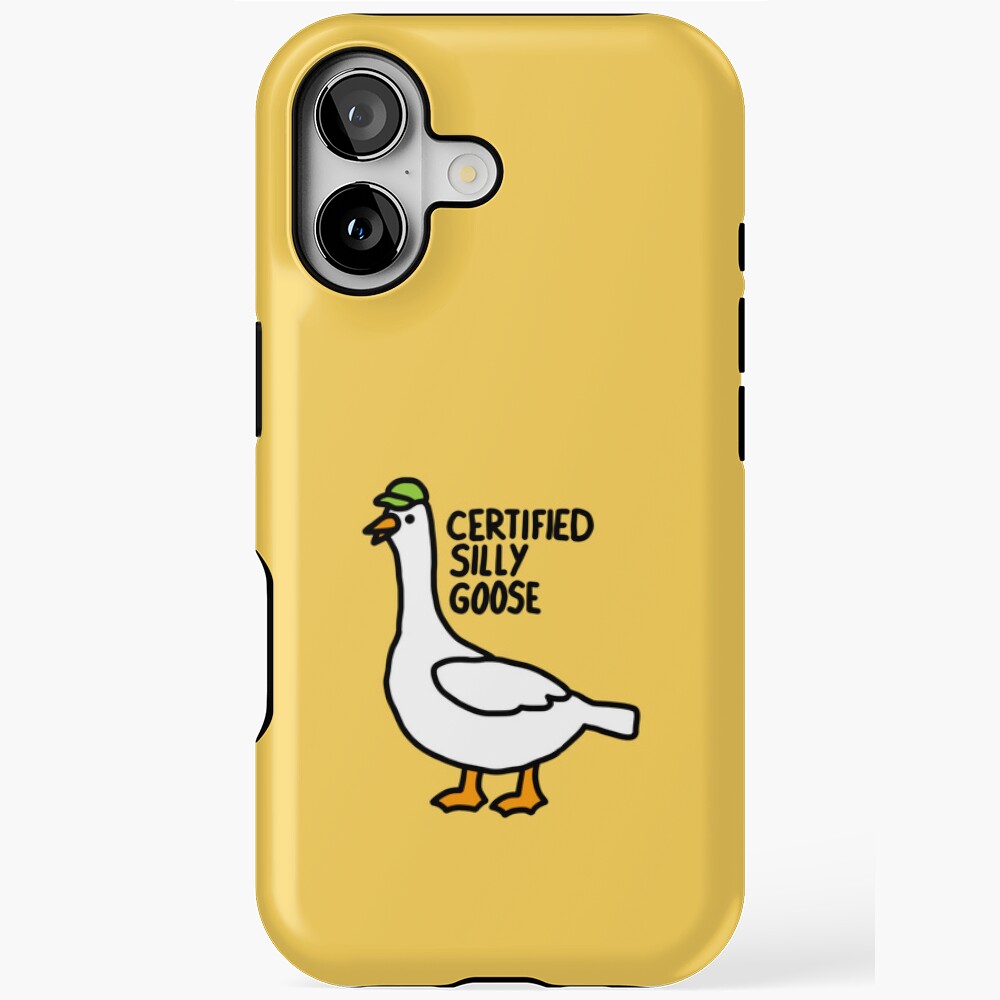 "Certified Silly Goose" Sticker for Sale by Chanaika4 | Redbubble