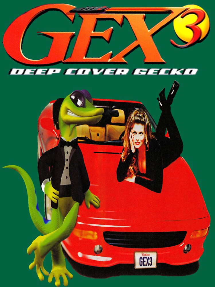 "Gex 3: Deep Cover Gecko" T-shirt by IckObliKrum92 | Redbubble