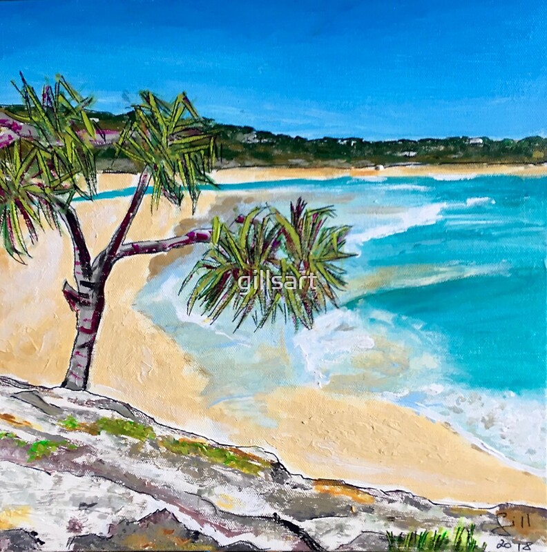 "Straddie Views" by gillsart | Redbubble
