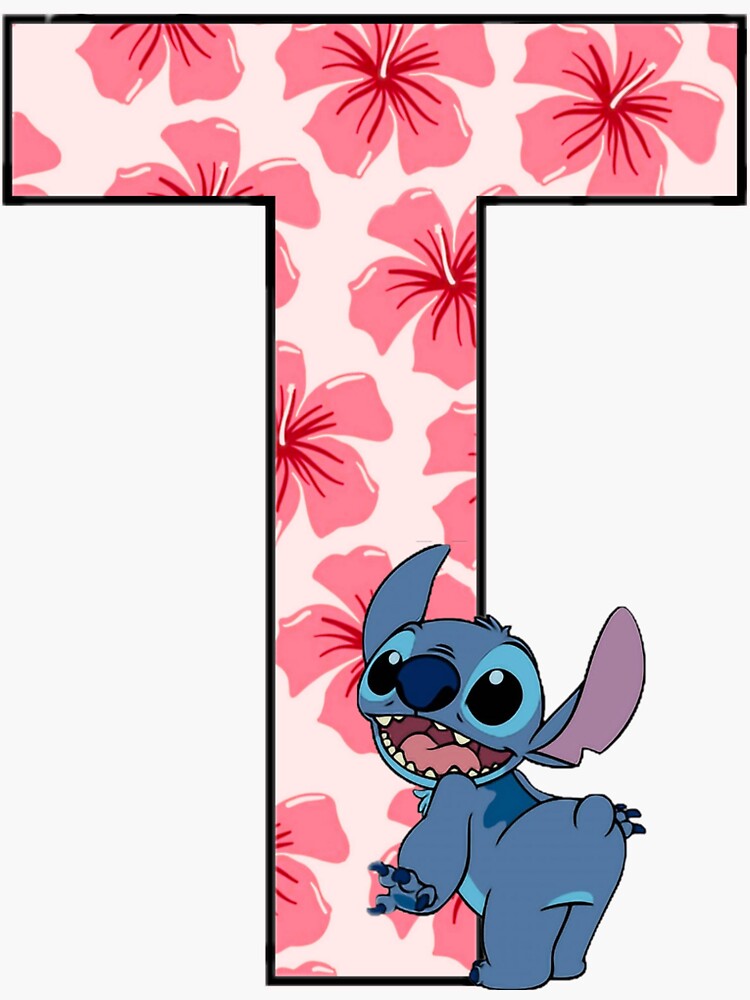 "Stitch letter" Sticker for Sale by ZoeBaruch | Redbubble