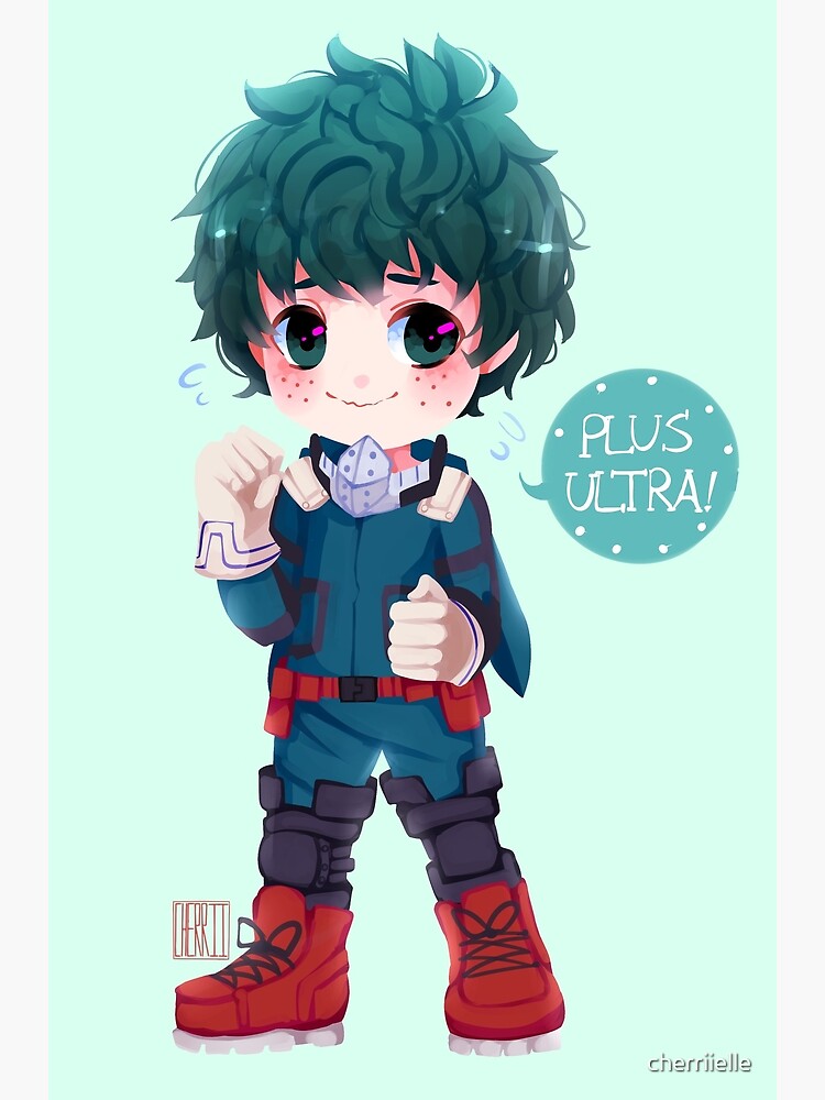 "Chibi Izuku" Poster for Sale by cherriielle | Redbubble