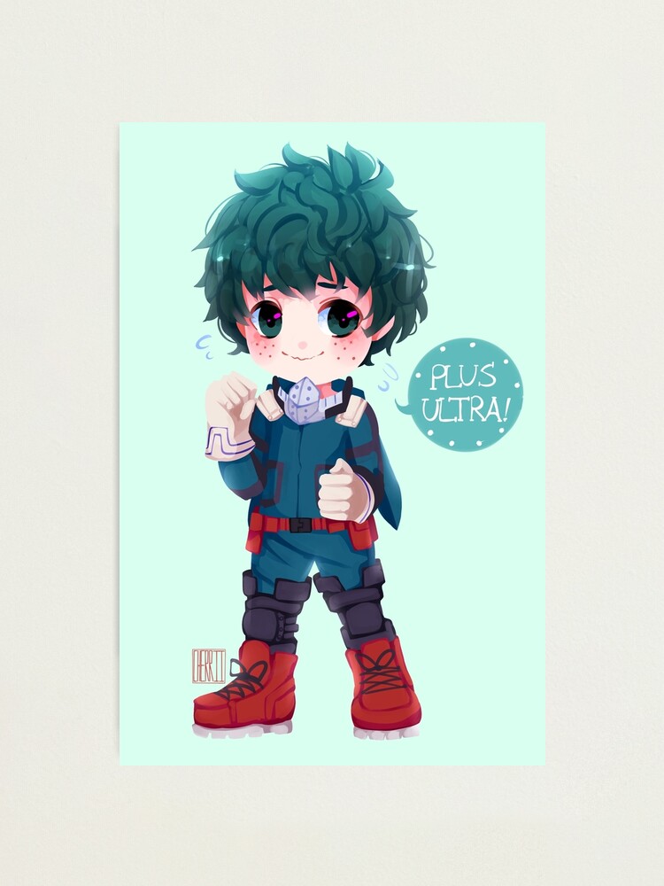 "Chibi Izuku" Photographic Print by cherriielle | Redbubble