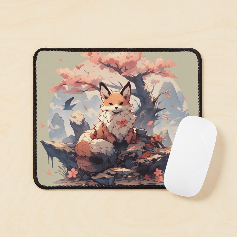 "Japanese Fox Kitsune" Sticker for Sale by doxie111 | Redbubble