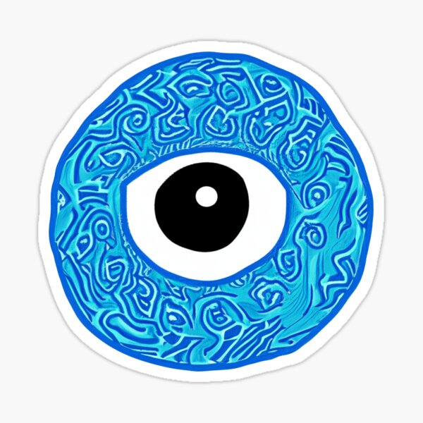 "Aesthetic Evil Eye" Sticker for Sale by TestingN-cap | Redbubble