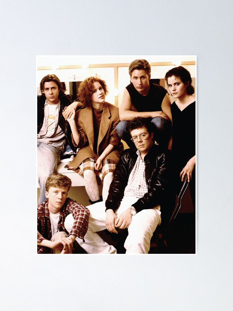 "the breakfast club promo shot" Poster for Sale by electricgal | Redbubble