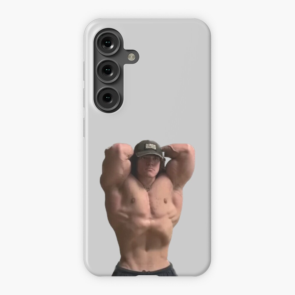 "Sam Sulek Abdominal and Thigh Pose" Sticker by Dailygym | Redbubble