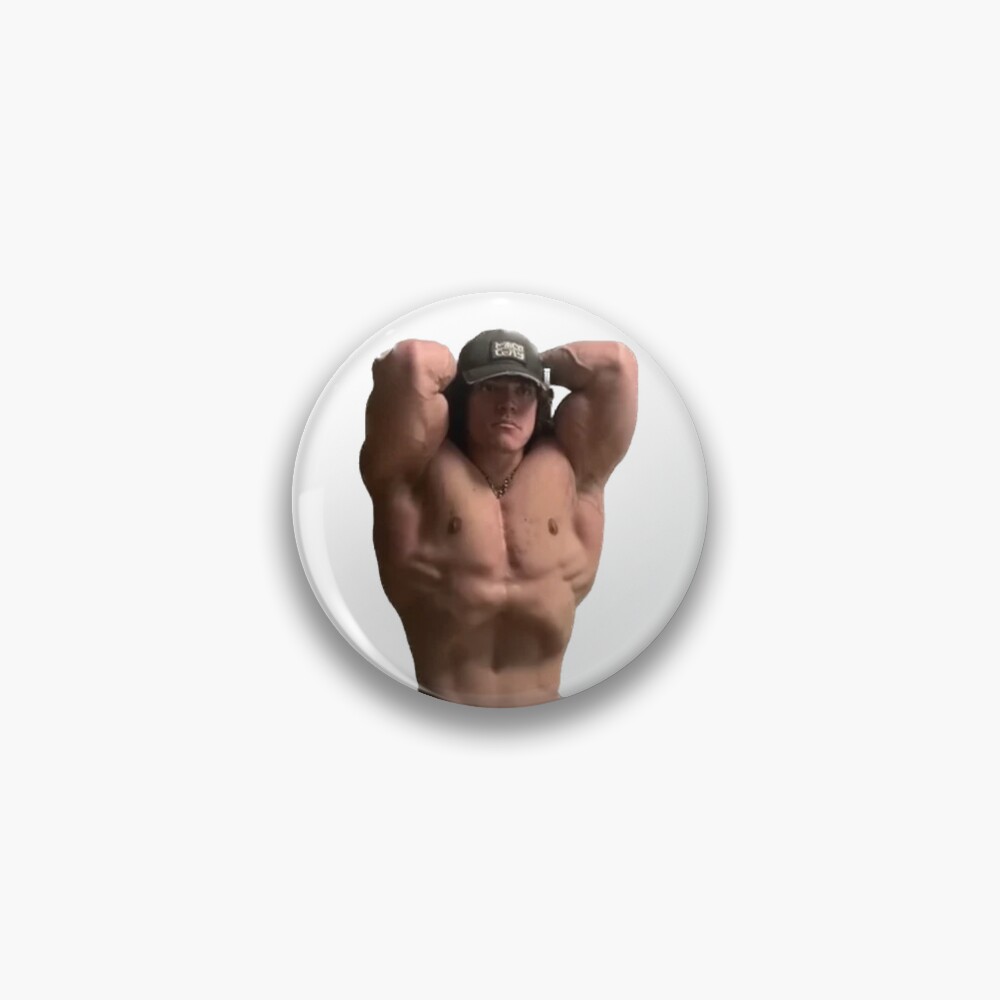 "Sam Sulek Abdominal and Thigh Pose" Sticker by Dailygym | Redbubble