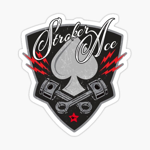 "Stroke Ace" Sticker by CloridanLegaul | Redbubble