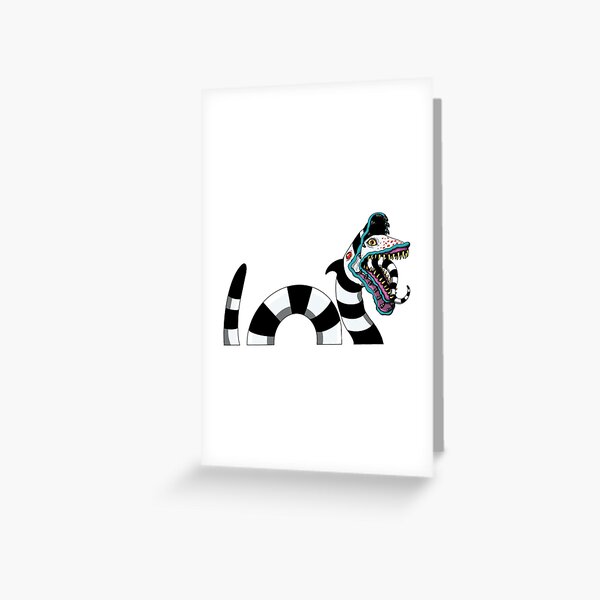 "Beetlejuice Sandworm" Greeting Card for Sale by Jill R | Redbubble