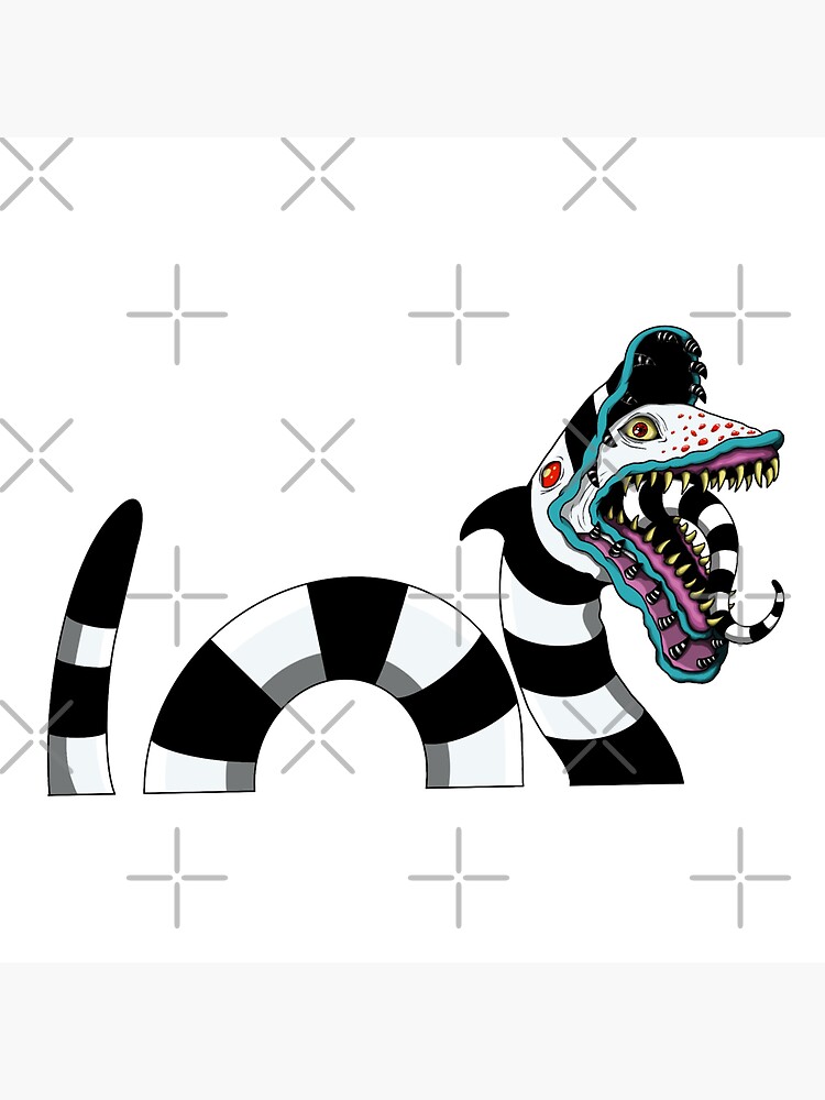 "Beetlejuice Sandworm" Sticker for Sale by Jill R | Redbubble