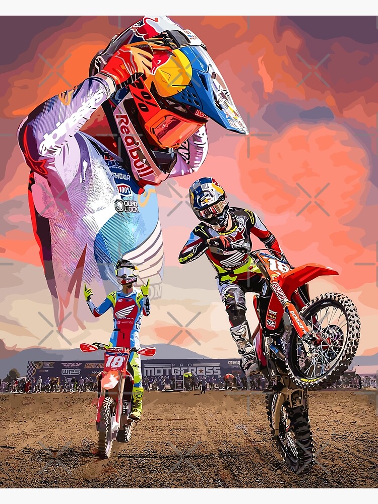 "Jett JL18 Lawrence motocross legend Dirt bike Champion 18 Gift Design ...