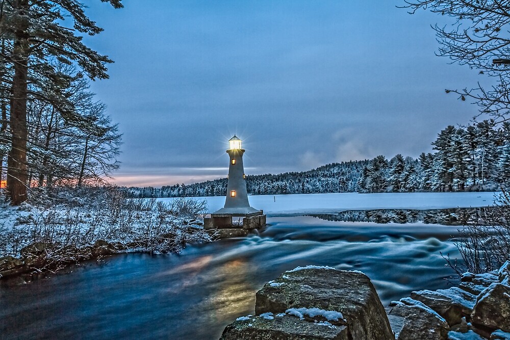 "Brookline NH lighthouse" by Larry Richardson | Redbubble