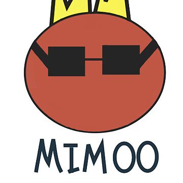 "mimoo" Sticker by DesignByHong | Redbubble