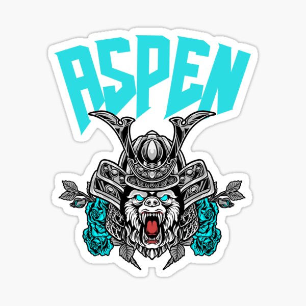 "ASPEN" Sticker for Sale by Thaizilla | Redbubble