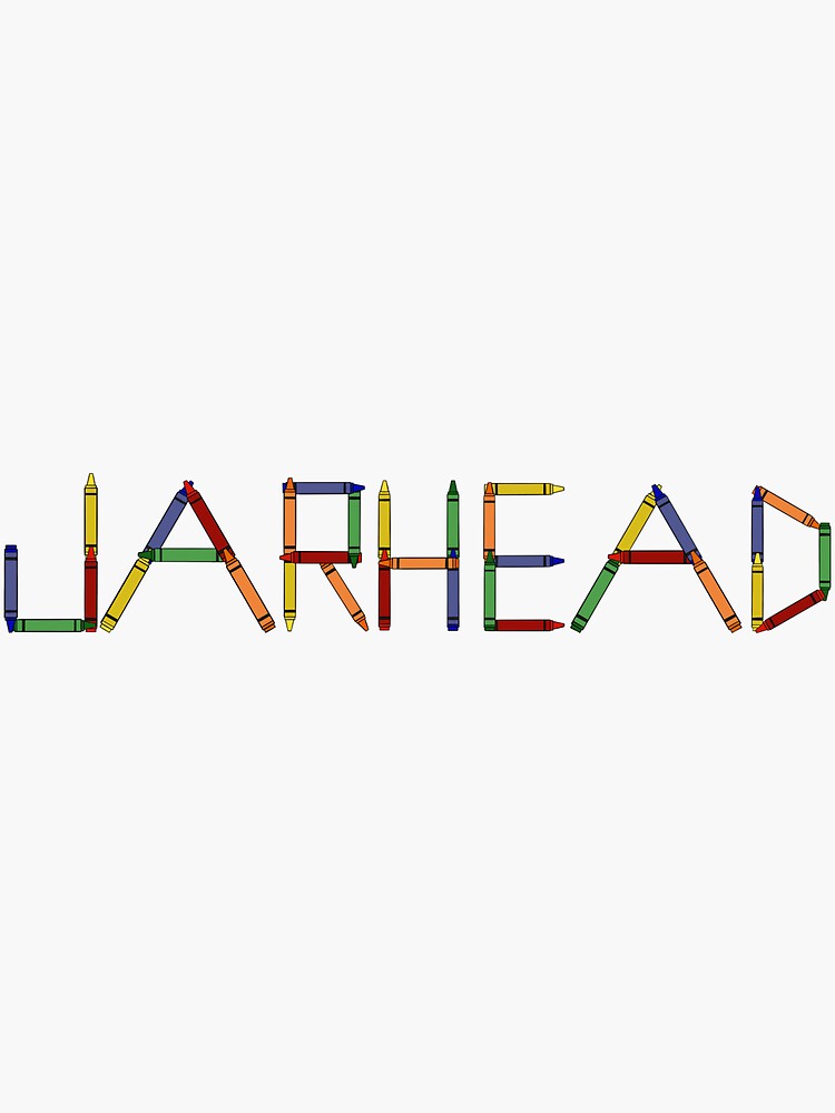 "Jarhead Crayons" Sticker for Sale by UnicornLuster | Redbubble