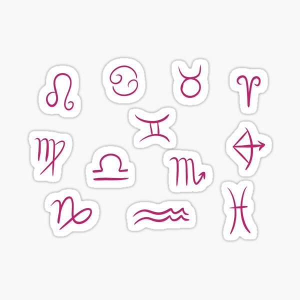 Small zodiac symbols 60 photos - Youhoroscope.com