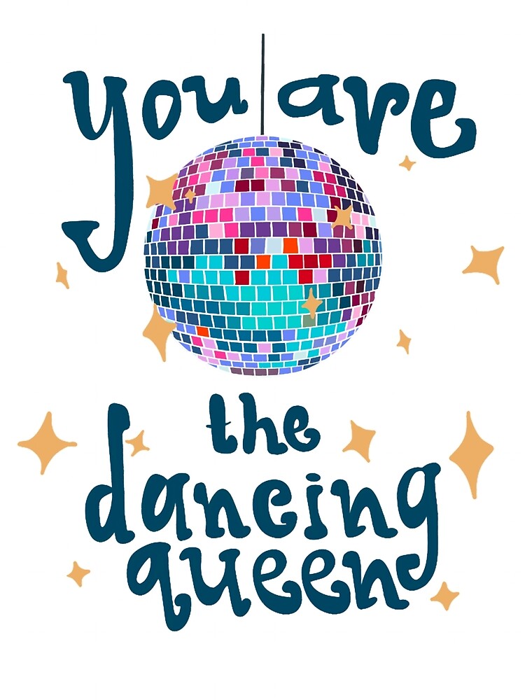 "Disco Dancing Queen" Greeting Card for Sale by ValerieChamplin | Redbubble