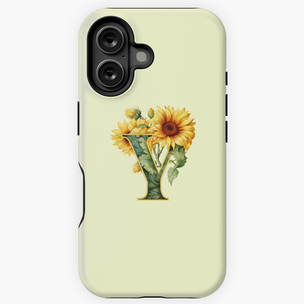 "Letter Y Sunflower " Sticker for Sale by DigiBrawn | Redbubble
