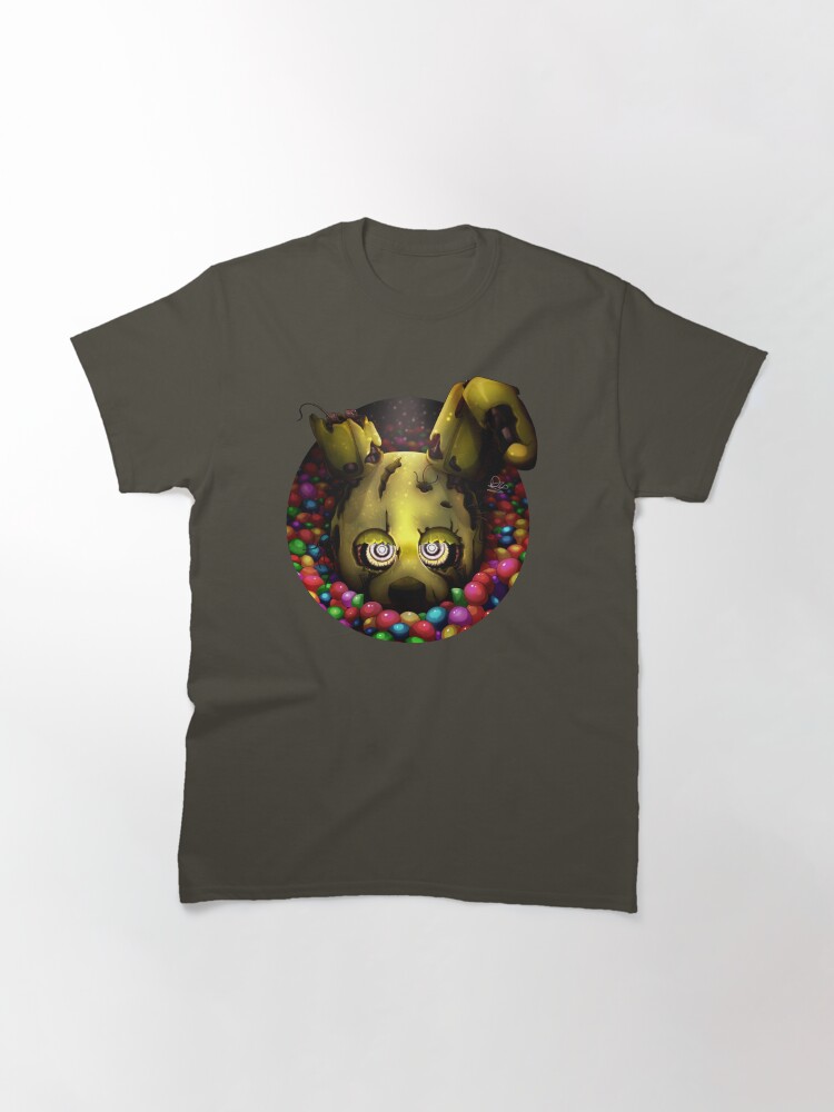"Into the Pit but it's Springtrap REMASTERED" Classic T-Shirt for Sale ...