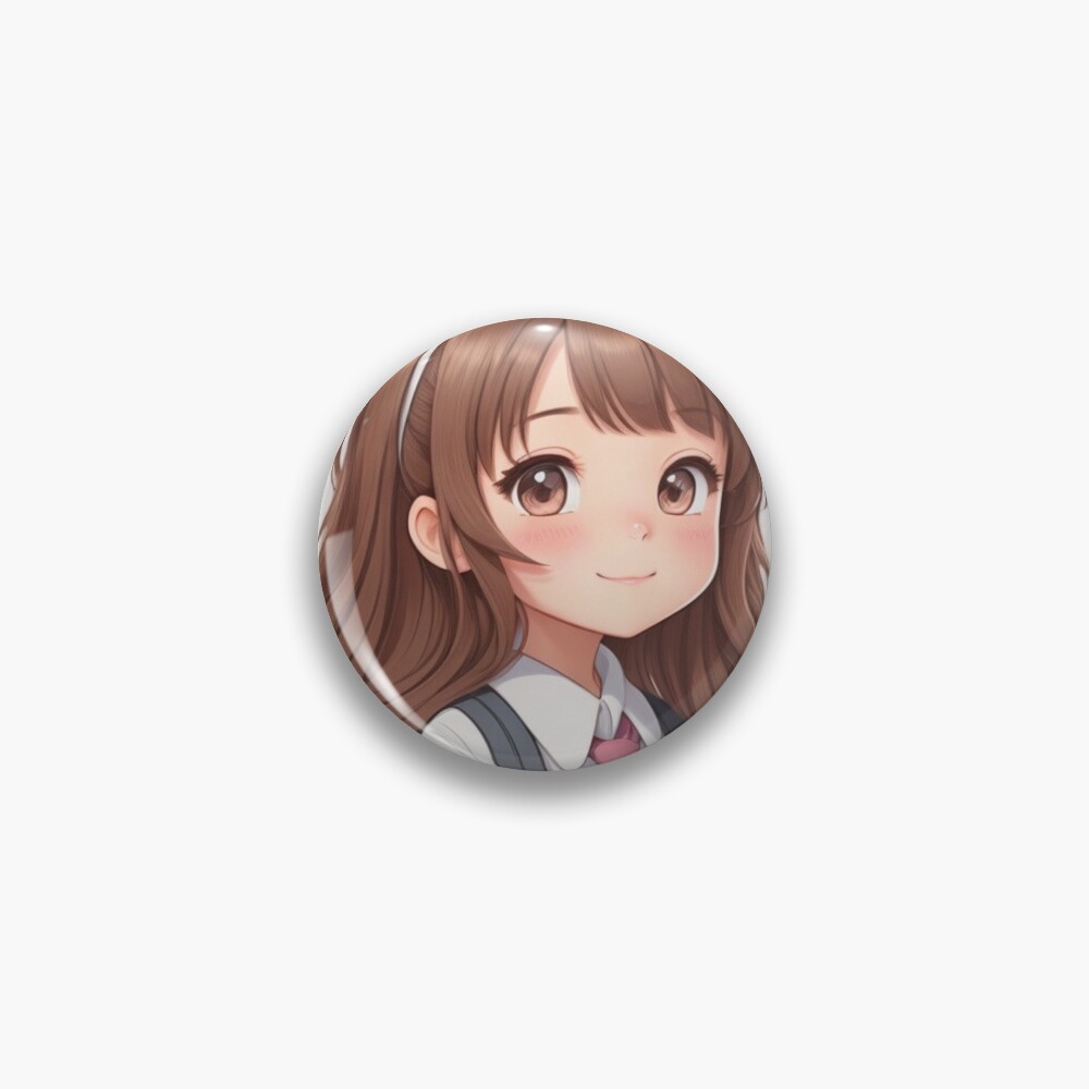 "Back-to-School Adventures: Anime Brown-Haired Character in Uniform ...