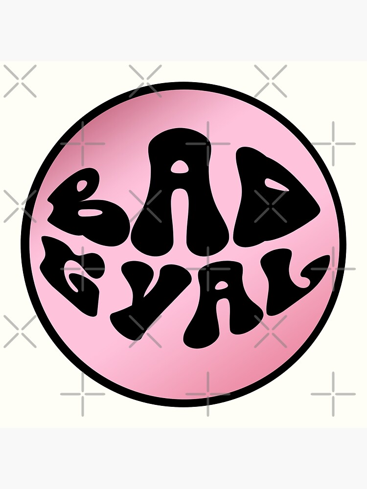 Póster con la obra «BAD GYAL LOGO» de 808vibez | Redbubble