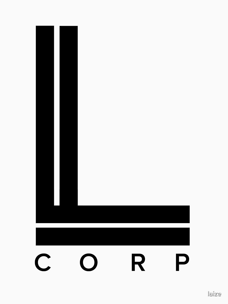 "L Corp (Black)" T-shirt by laize | Redbubble | l corp t-shirts - lcorp ...
