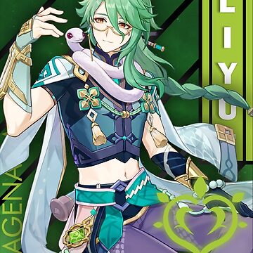 "Baizhu - Genshin Impact" Sticker for Sale by cantinhonifty | Redbubble