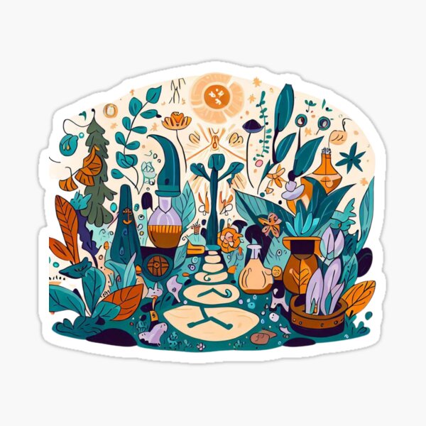 "Alchemy Elements" Sticker for Sale by Beyond-The-Veil | Redbubble