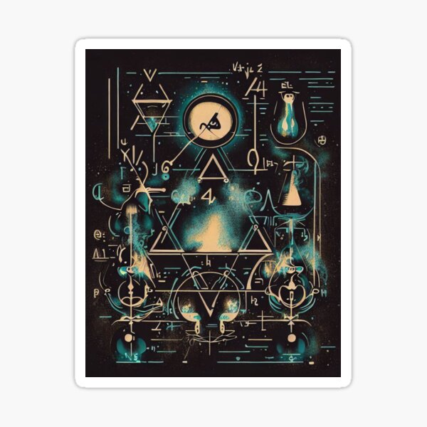 "Alchemy Elements" Sticker for Sale by Beyond-The-Veil | Redbubble