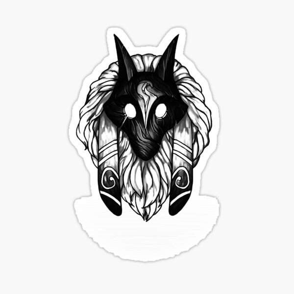 "Kindred Lamb" Sticker for Sale by FenrirTheWise | Redbubble