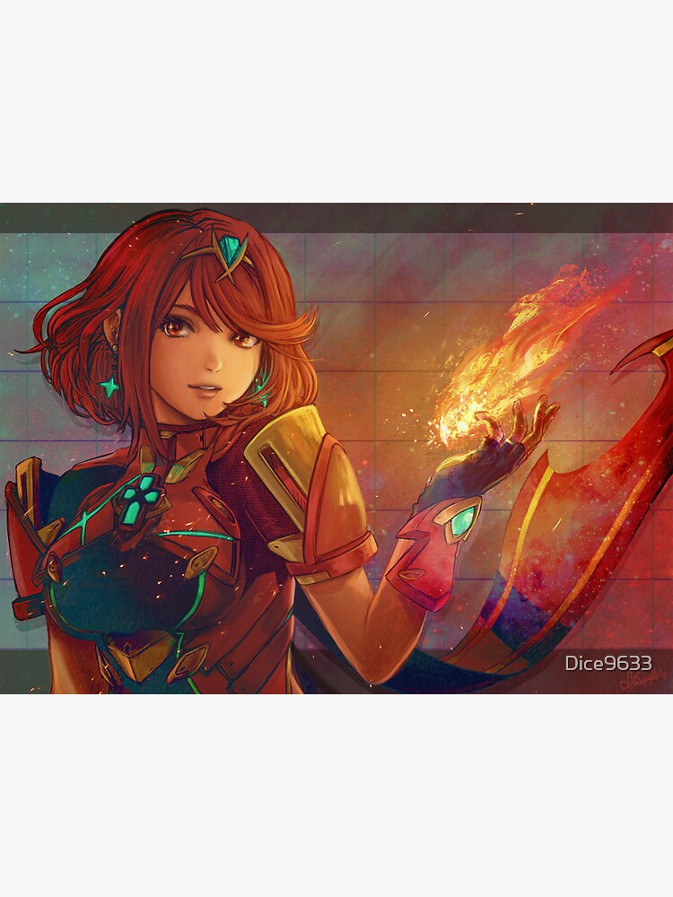 "Xenoblade 2 - Pyra/Homura" Sticker for Sale by Dice9633 | Redbubble