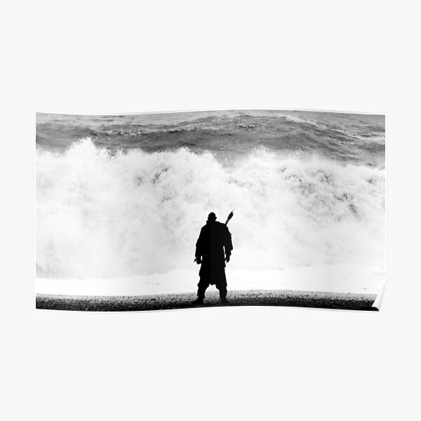 "Black and White Floki" Poster by nido88 | Redbubble