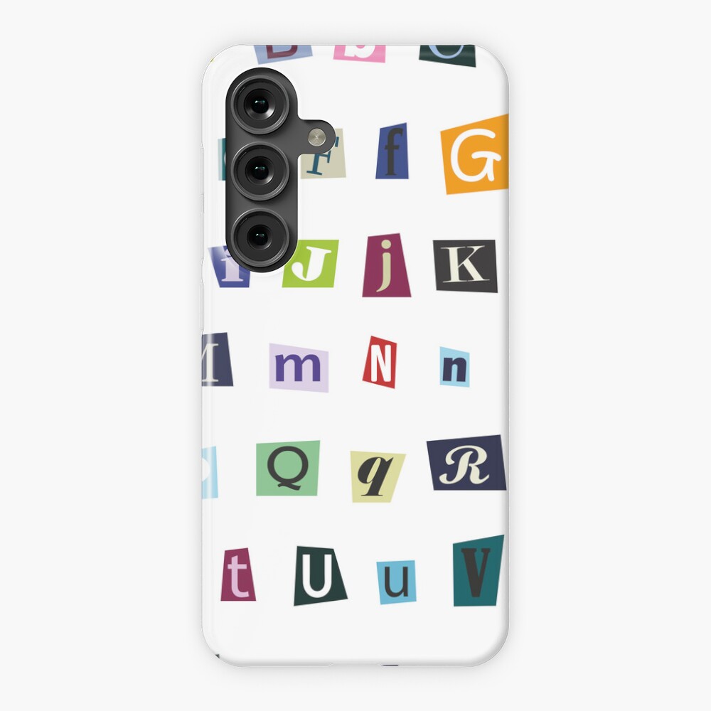 "magazine letters " Sticker for Sale by DesignByAciam | Redbubble