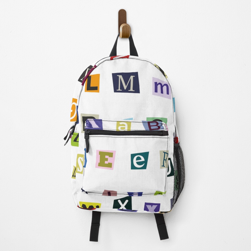 "magazine letters " Sticker for Sale by DesignByAciam | Redbubble
