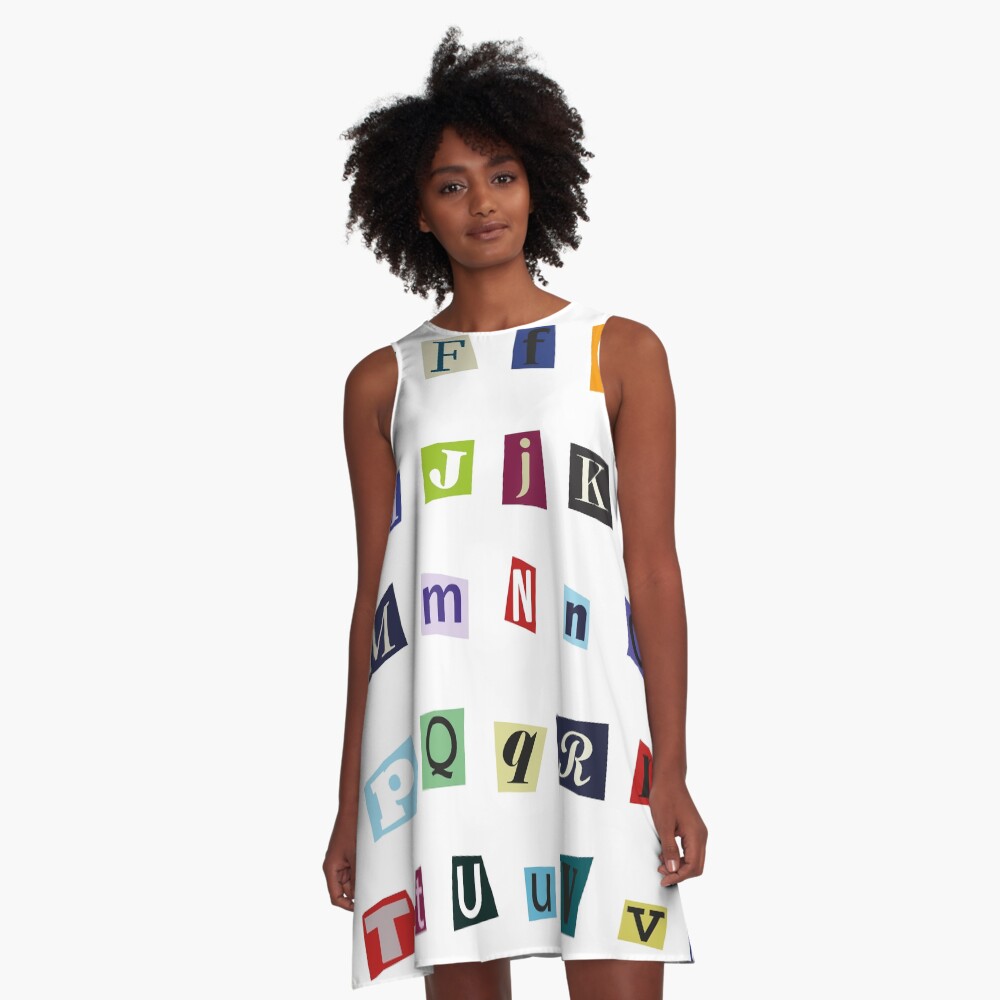 "magazine letters " Sticker for Sale by DesignByAciam | Redbubble