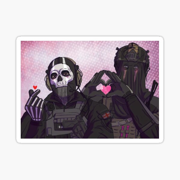 "König and Ghost" Sticker for Sale by itsberrystudios | Redbubble