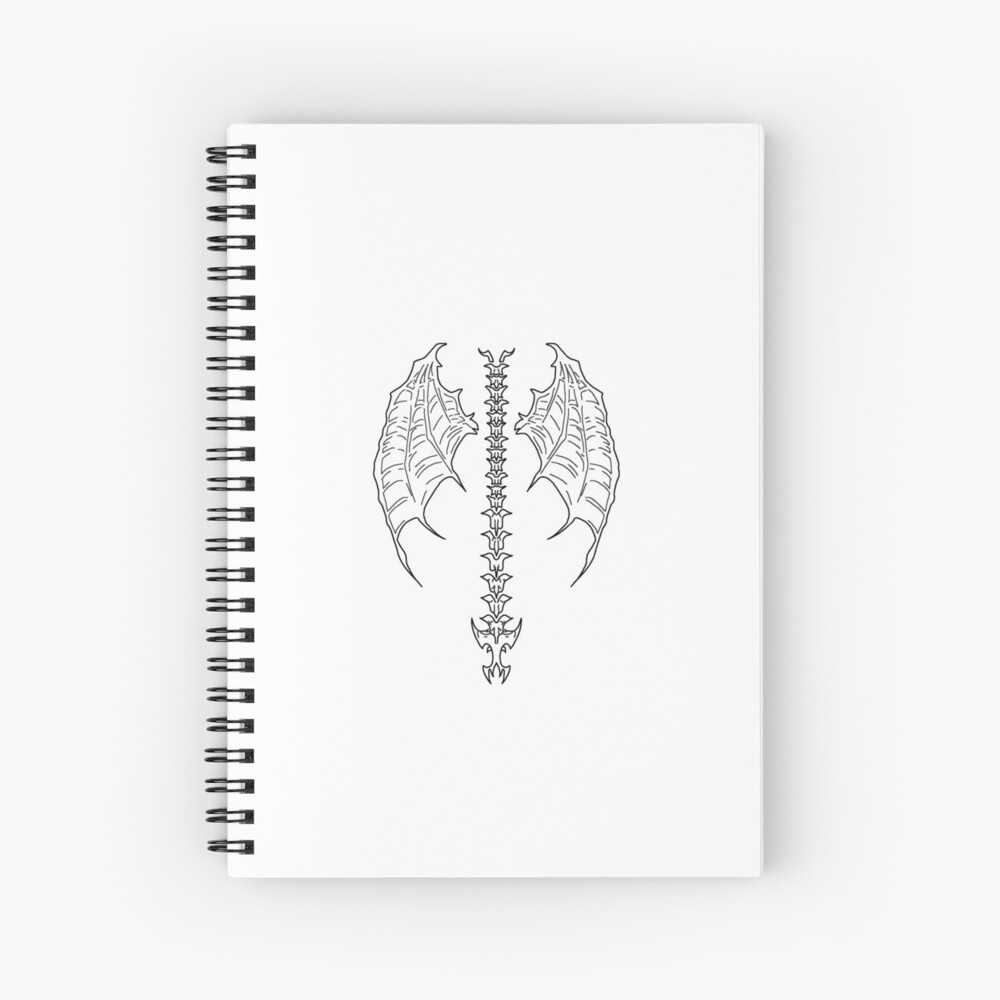"Demon spine" Sticker for Sale by PupandMew | Redbubble