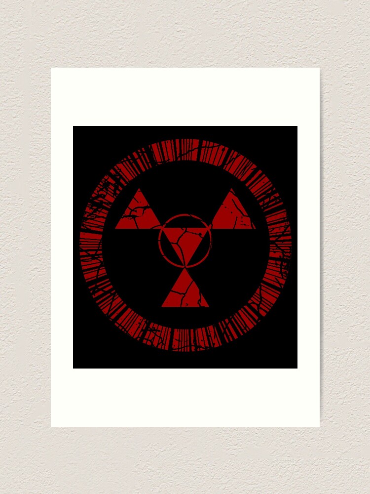 "Digital Hazard Symbol" Art Print for Sale by ChronoStar | Redbubble