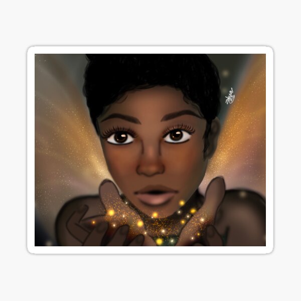 "Pixie Dust " Sticker for Sale by BYZAHRAARTZ | Redbubble