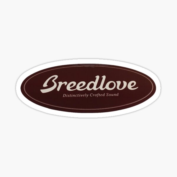 "Breedlove Guitars" Sticker by ChandlerVachon | Redbubble