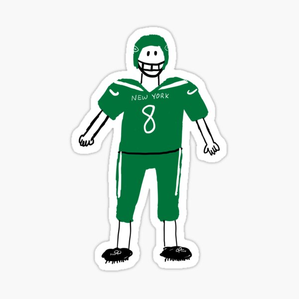 "Aaron Rodgers Jets Doodle" Sticker for Sale by AG18 | Redbubble