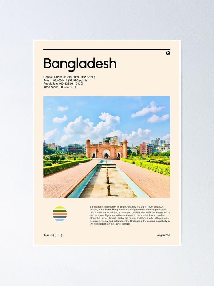 "Visit Bangladesh (Travel poster)" Poster for Sale by RabbitK | Redbubble